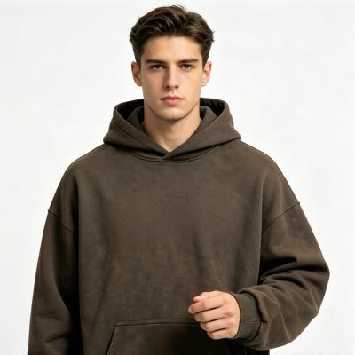 China Custom Printed Mens Vintage Wash Hoodie Autumn Winter Casual Hooded Sweatshirt for sale