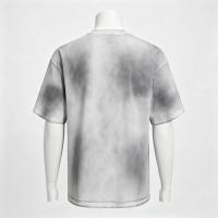 China Mist Spray Vintage Wash T Shirt Gradient Streetwear Oversized T Shirt 275GSM for sale