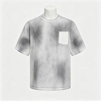 China Mist Spray Vintage Wash T Shirt Gradient Streetwear Oversized T Shirt 275GSM for sale