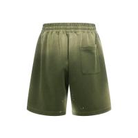 China Washed Drawstring Knee Length Shorts Gradient Cotton Blend Stretch Shorts Vintage for sale