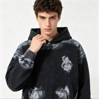 China Vintage Graffiti Paint Print Hoodie, Heavyweight Oversized Grunge Streetwear for Fall Men for sale