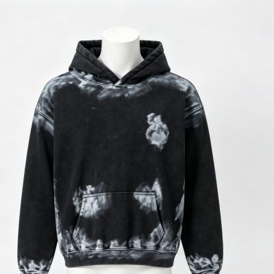 China Vintage Graffiti Paint Print Hoodie, Heavyweight Oversized Grunge Streetwear for Fall Men for sale
