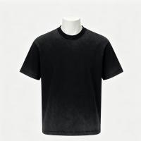China Reverse Dye Custom Heavyweight T Shirt 100% Cotton Heavyweight Cotton T Shirt Plus Size for sale