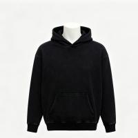 China Vintage Stone Wash Hoodies Oversized Unisex Pigment Wash Hoodie Heavyweight for sale