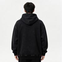 China Vintage Stone Wash Hoodies Oversized Unisex Pigment Wash Hoodie Heavyweight for sale