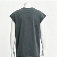 China Vintage Mens Graphic Tank Top Heavyweight Custom Print Tank Top Retro Street Style for sale