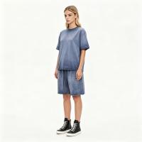 China Solid Wash 100 Cotton T Shirt Minimal Oversized Cotton Tee 100% Pure Cotton for sale