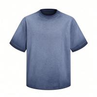 China Solid Wash 100 Cotton T Shirt Minimal Oversized Cotton Tee 100% Pure Cotton for sale