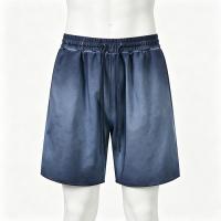 China Casual Men's Sweatpants Shorts Loose Vintage Drawstring Shorts 320GSM 80% Cotton Blend for sale
