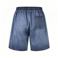 China Casual Men's Sweatpants Shorts Loose Vintage Drawstring Shorts 320GSM 80% Cotton Blend for sale