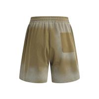 China 325GSM Airbrushed Waffle Knit Shorts Gradient 71% Cotton Blend Shorts Anti Pilling for sale