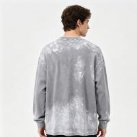 China Couple Casual Long Sleeve Hoodie Vintage Snow Washed Mens Cropped Sweatshirt For Autumn for sale