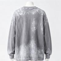 China Couple Casual Long Sleeve Hoodie Vintage Snow Washed Mens Cropped Sweatshirt For Autumn for sale