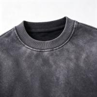 China 360g Combed Cotton Marble Wash Hoodie Drop Shoulder Oversized Hoodie Streetwear for sale