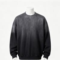 China 360g Combed Cotton Marble Wash Hoodie Drop Shoulder Oversized Hoodie Streetwear for sale
