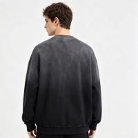 China 360g Combed Cotton Marble Wash Hoodie Drop Shoulder Oversized Hoodie Streetwear for sale