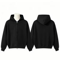 China Zip Up Stone Wash Hoodies Boxy Oversized Heavyweight Fleece Hoodie Matching Pants Set for sale