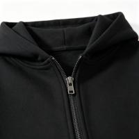 China Zip Up Stone Wash Hoodies Boxy Oversized Heavyweight Fleece Hoodie Matching Pants Set for sale
