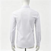 China Slim Fit Mens Long Sleeved Shirt Wrinkle Resistant 4 Way Stretch Button Down Shirt for sale