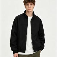 China Loose Fit Stand Collar Bomber Jacket Waterproof Windproof Mens Casual Winter Jackets for sale