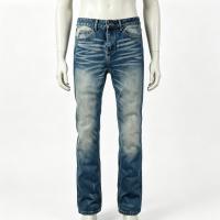 China Lyocell Blend Lightweight Summer Denim Pants Elastic Waist Drawstring Denim Pants Wide for sale