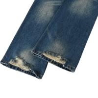 China Lyocell Blend Lightweight Summer Denim Pants Elastic Waist Drawstring Denim Pants Wide for sale