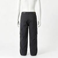 China Mid Rise Men's Jeans Washed Multi Pocket Cargo Pants Cotton for sale