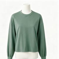 China Men’s Loose Fit Cotton Long-Sleeve T-Shirt Casual Crew Neck Streetwear Basic Top for sale