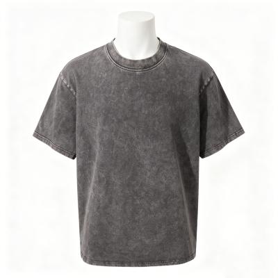 China Vintage Washed Sand Wash T Shirt Relaxed Solid Color Polo Shirts Multi Color for sale