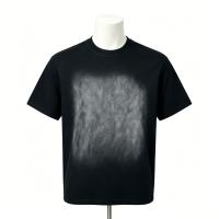 China Men’s Oversized Gradient Spray-Wash Cotton T-Shirt 270GSM Casual Streetwear Top for sale