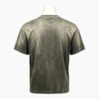 China Men’s Hand-Dyed Washed Cotton T-Shirt 200G Oversized Minimalist Casual Tee for sale