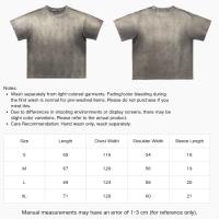 China Men’s Hand-Dyed Washed Cotton T-Shirt 200G Oversized Minimalist Casual Tee for sale