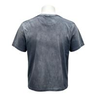 China Men’s Washed Vintage Cotton T-Shirt 160G Oversized Casual Breathable Streetwear Tee for sale