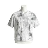 China 200GSM Oversized Drop Shoulder T Shirt Smudge Dye Custom Print Tee Vintage for sale