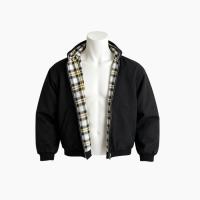 China Plaid Lined Zip Up Hooded Sweatshirt Jacket, Oversized Loose Contrast Check Inner Hoodie 3 Colors Cross-Border Wholesale for Autumn for sale