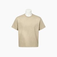 China 250G 100% Cotton Ink Splash Gradient Washed T-Shirt, Loose Raglan Sleeve Streetwear Crew Neck Tee 3 Colors Cross-Border Wholesale for sale