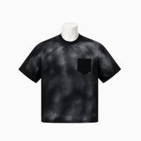 China 285G Cotton Cloud Spray Wash Oversized Vintage Pocket T-Shirt Wholesale for sale