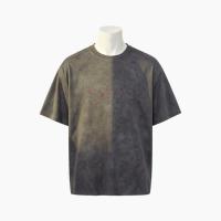 China 180GSM - 250GSM Basic Crew Neck Tee Cotton Blend Loose Fit T Shirt Summer for sale