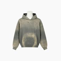 China 360G Heavyweight Fleece Ink Splash Oversized Drop Shoulder Winter Hoodie 5 Colors Wholesale for sale
