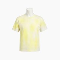 China 160G Cotton Watercolor Gradient Loose Fit Summer Crew Neck Tee 5 Colors for sale
