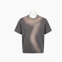 China 260G Cotton Sulfur Washed Oversized Drop Shoulder All-Season Street Tee 2 Colors for sale