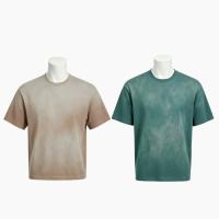 China 250G Cotton Faded Solid Oversized Raglan Summer Crew Neck Tee 8 Colors for sale
