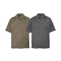 China Raw Edge Men's Custom Polo Shirts Dark Custom Polo Shirt Oversized for sale