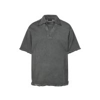 China Raw Edge Men's Custom Polo Shirts Dark Custom Polo Shirt Oversized for sale