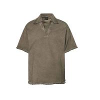 China Raw Edge Men's Custom Polo Shirts Dark Custom Polo Shirt Oversized for sale