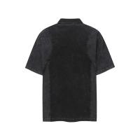 China Oversized Men's Custom Polo Shirts 280GSM Color Block Polo Shirt Drop Shoulder for sale