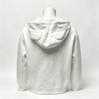 China Heavy Terry Fleece 	Men's Heavyweight Hoodie Speckled Floral Embroidery Fleece Zip Up Jacket Oversized for sale