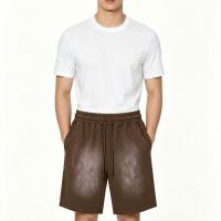 China Gradient Washed Sports Sweat Shorts 360GSM Elastic Waist Shorts for sale