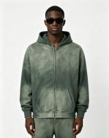 China Men’s Vintage Washed Hoodie & Jogger Set 350-400G Oversized Streetwear Casual Tracksuit for sale