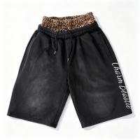 China A509 Leopard Double Waist Tracksuit Set Vintage Letter Print Hoodie & Wide Leg Sweatpants 3-Piece Streetwear Outfit For Men for sale